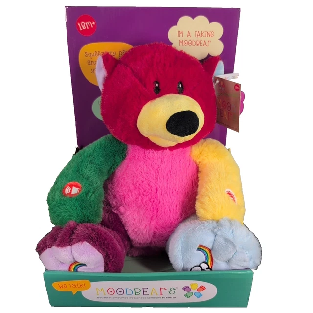 TALKING MOOD BEARS HOPE BEAR Interactive Plush Toy 100% Recyclable £32. ...