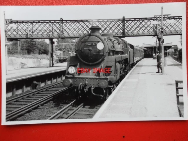 PHOTO BR Standard Class 5 Loco No 73018 View 2 £1.85 - PicClick UK