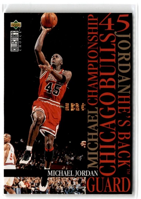 1995 COLLECTOR'S CHOICE Jordan He's Back Michael Jordan #M3 Chicago ...