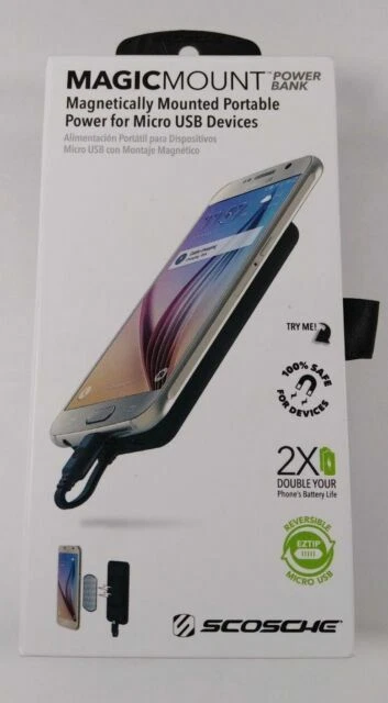SCOSCHE MAGICMOUNT POWER Bank External Battery Charger for Micro USB ...