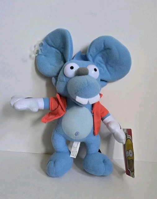 THE SIMPSONS ITCHY Mouse Plush Soft Toy 9" Itchy & Scratchy Show 2019 £ ...