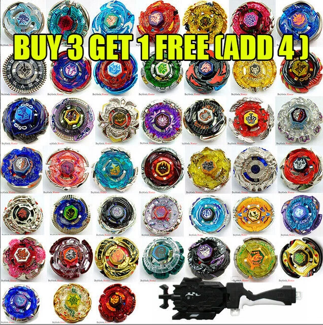 BEYBLADE METAL MASTERS,FUSION,FURY,GYRO Spinning Top Rapidity Launcher ...
