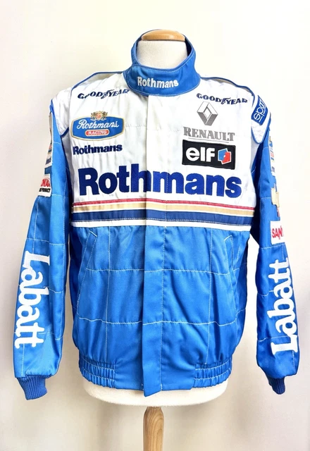 VINTAGE 1995 WILLIAMS Renault F1 Sparco Rothmans Jacket Shirt £349.99 ...