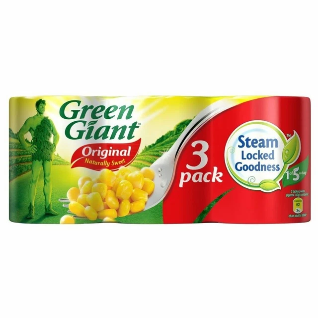 GREEN GIANT NIBLETS Original Sweetcorn (3x340g) - Pack of 2 £10.19 ...