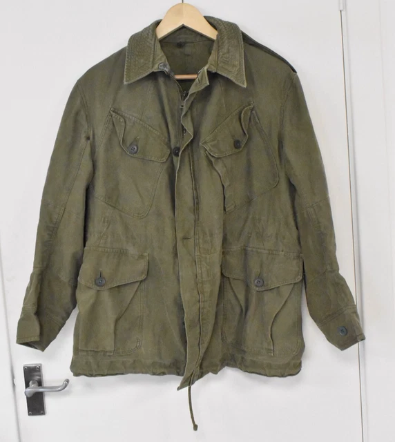 BRITISH ARMY 1960 Pattern Olive Green Combat Smock Jacket – Size 46 ...
