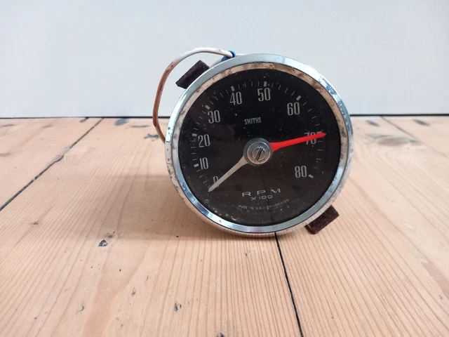 CLASSIC MINI COOPER S Genuine Smiths Rev Counter Downton Mk1 BMC ...
