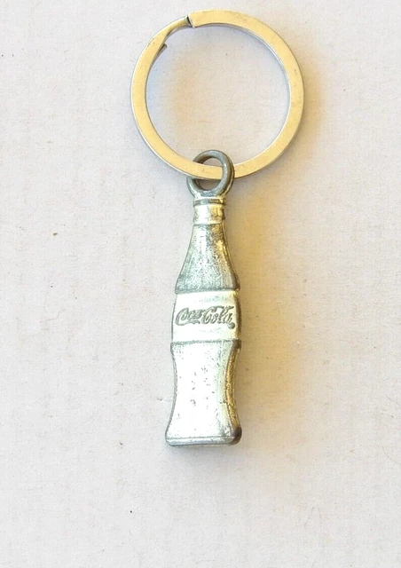 VINTAGE COKE BOTTLE Coca-Cola Souvenir Metal Key Chain Keyring $9.75 ...