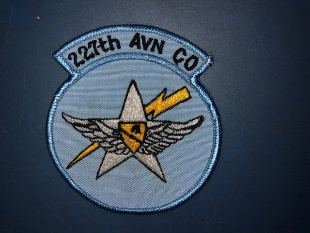 VIETNAM COLD WAR Era US Army 227th AVN CO AVIATION Company Pocket Patch ...
