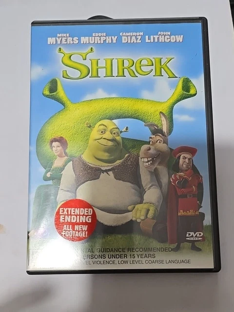 SHREK MIKE MYERS Eddie Murphy DreamWorks DVD R4 PG PAL 2001 MK $7.73 ...