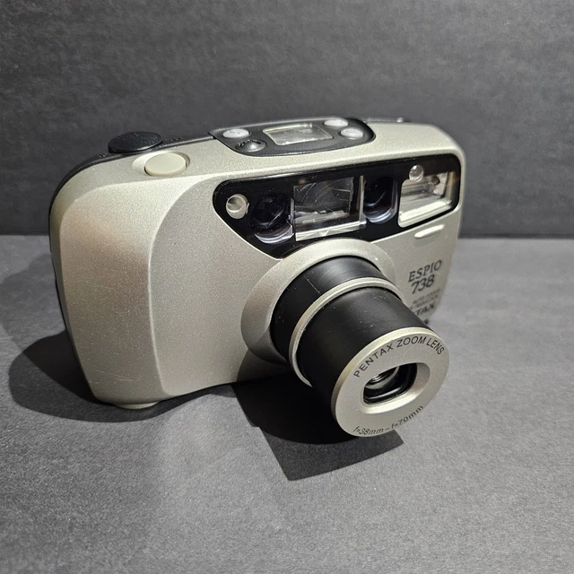 PENTAX ESPIO 738 Point and Shoot Film Camera - 38-70 mm - Sticky Zoom ...