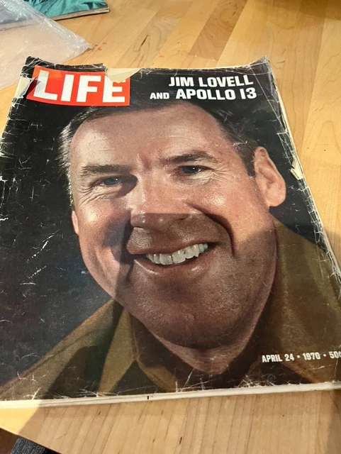 LIFE MAGAZINE APRIL 24, 1970 "Jim Lovell and Apollo 13"" £3.80 ...