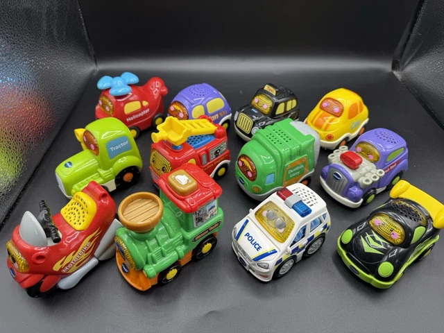 VTECH TOOT TOOT Drivers Mixed Toy Vehicle Bundle X12 Lights & Sounds ...