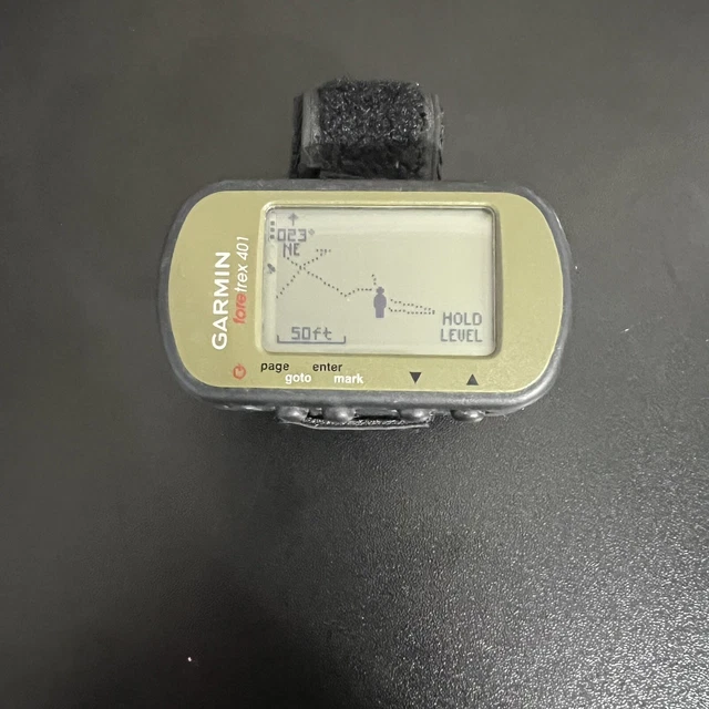 GARMIN FORETREX 401 Wrist GPS Personal Navigator Tested And Working ...