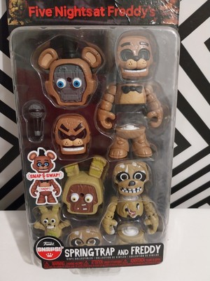 FIVE NIGHTS AT freddy's snaps spring trap and Freddy's figures funko ...