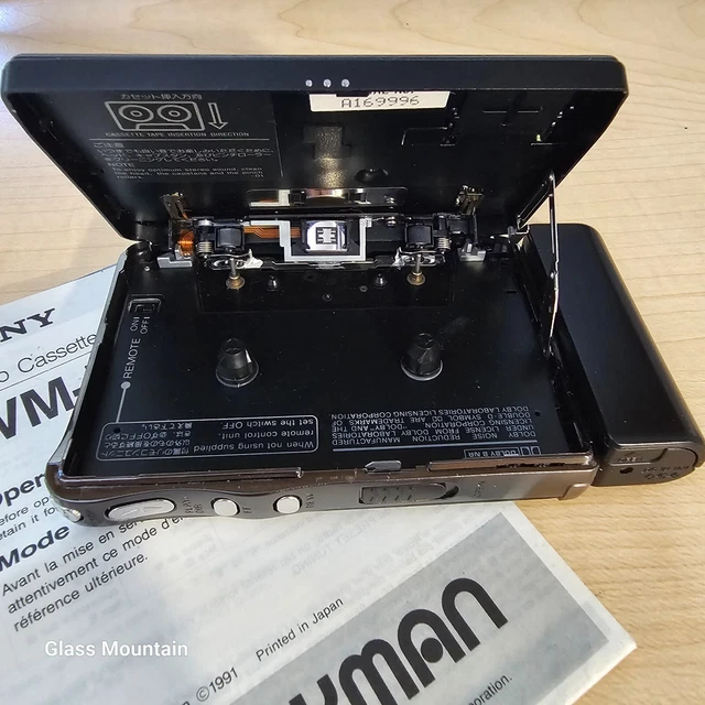 SONY WALKMAN AUTO Reverse Cassette Player WM-FX70 With Manual Fully ...