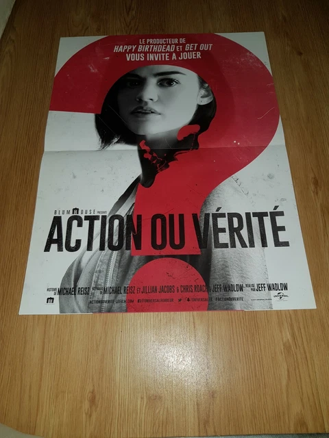 AFFICHE DE CINÉMA d'époque du film: ACTION OU VERITE de 2018 (40x60cm ...
