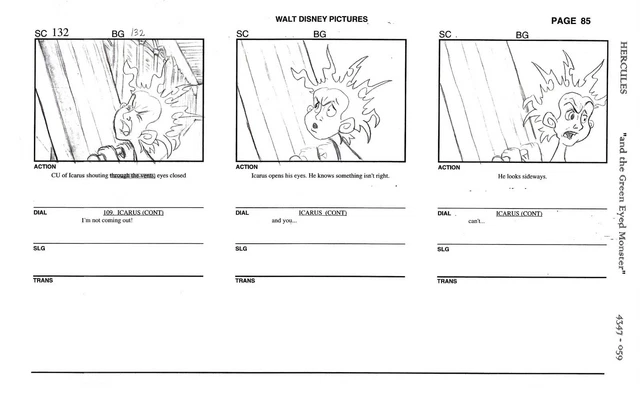 DISNEY'S HERCULES: THE Animated Series Production Studio copie ...