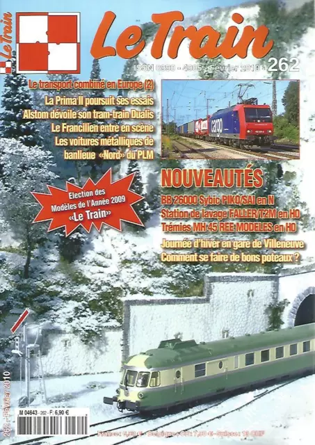 LE TRAIN N°262 Transport Combine En Europe / Bb 26000 Sybic / Station ...