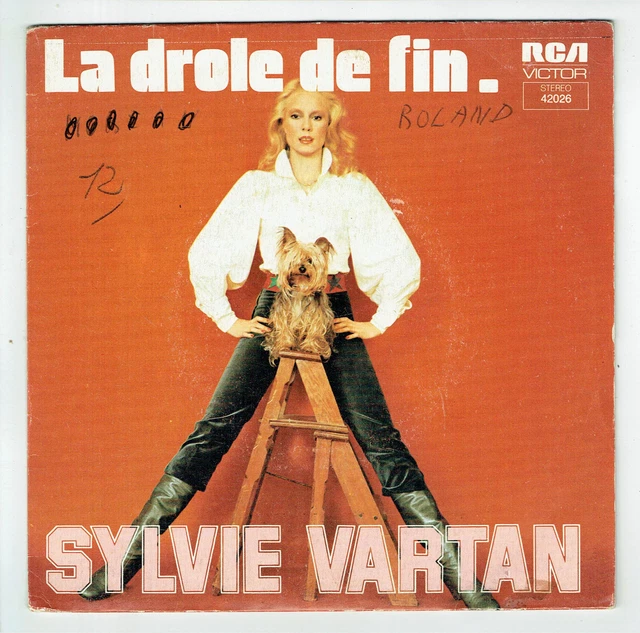 SYLVIE VARTAN VINYLE 45T LA DROLE DE FIN -..NE ME PARLES PLUS D'AMOUR ...