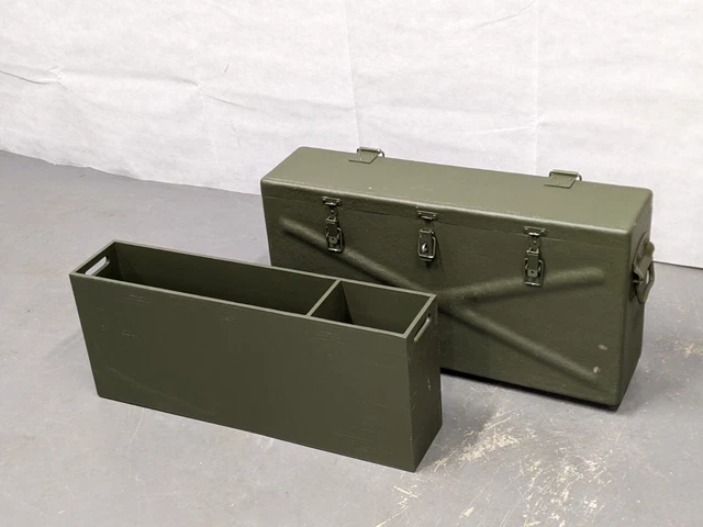 BRITISH ARMY MILITARY MOD Lockable Transport Storage Case Tool Box £99. ...