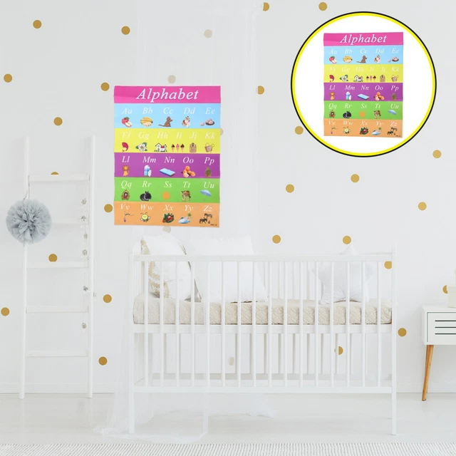 PRESCHOOL CHART CURSIVE Alphabet Chart Alphabet Numbers Chart £6.33 ...