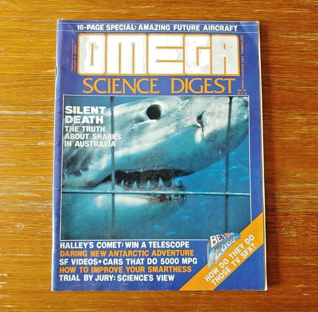 OMEGA SCIENCE DIGEST Magazine Sep/Oct 1985 - Vintage Science Sci-Fi UFO ...