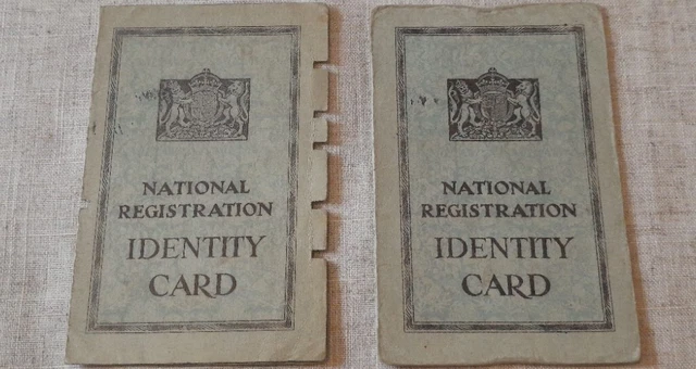 WW2 NATIONAL REGISTRATION Identity Cards For The Same Family £4.99 ...
