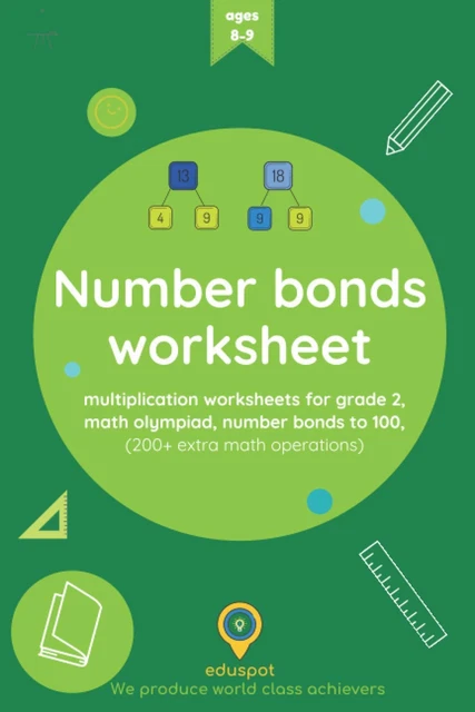 EDUSPOT NUMBER BONDS worksheet: multiplication worksheets for grade 2 ...