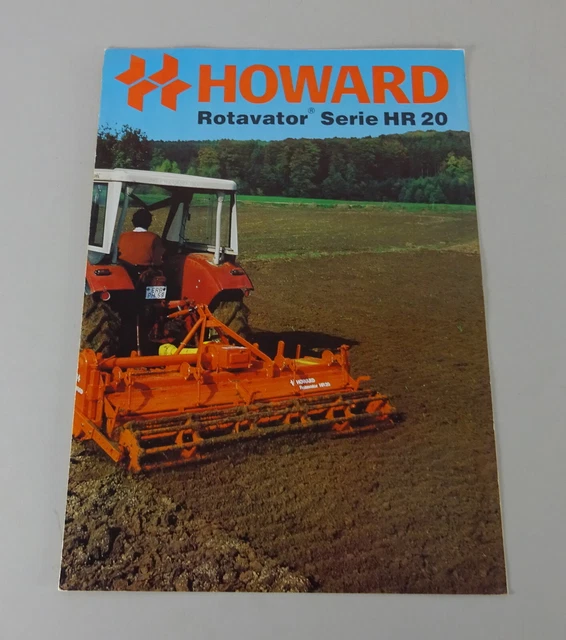 BROCHURE HOWARD ROTAVATOR Series HR 20 Stand 03/1982 £16.10 - PicClick UK