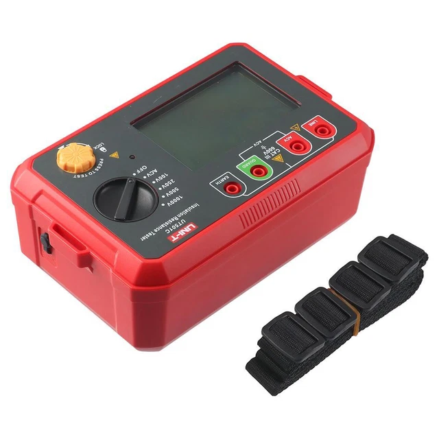 100V/250V/500V/1000V INSULATION RESISTANCE Tester Digital Megohmmeter ...