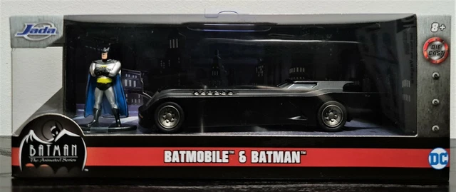 BATMOBILE & BATMAN The Animated Series Hollywood Rides JADA 1:32 Metal ...