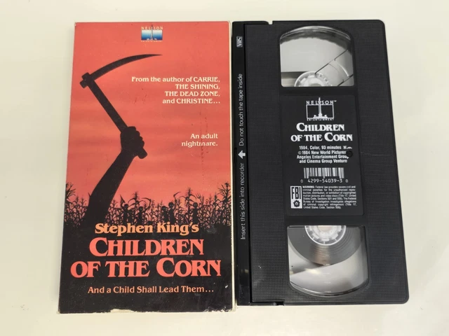 CHILDREN OF THE Corn Nelson Entertainment Release VHS Video Cassette ...