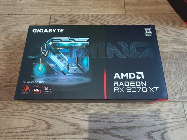GIGABYTE RADEON RX 9070 XT Gaming OC box only £20.00 - PicClick UK