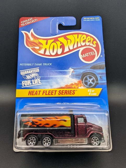 HOT WHEELS #539 Peterbilt camion cisterna serie calore flotta vintage ...