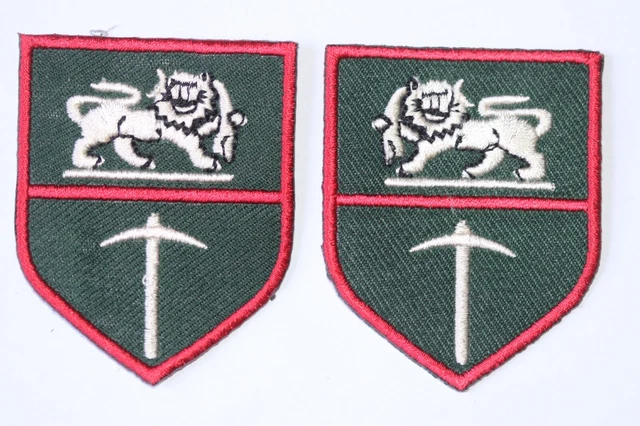 RHODESIAN RHODESIA ARMY & Special Forces Lion & Pick Arm Badge Patch ...