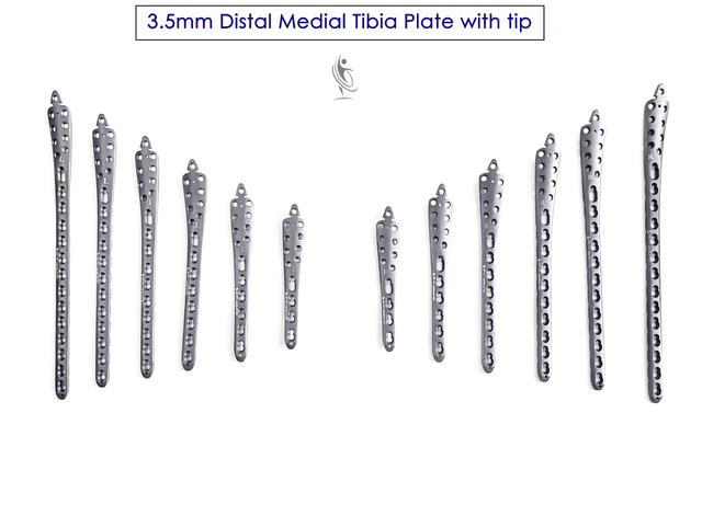 LOCKING 3.5MM DISTAL Tibia plate with Tip Veterinary Titanium ...