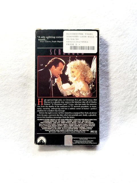 SCROOGED (VHS, 1988) Bill Murray £4.81 - PicClick UK