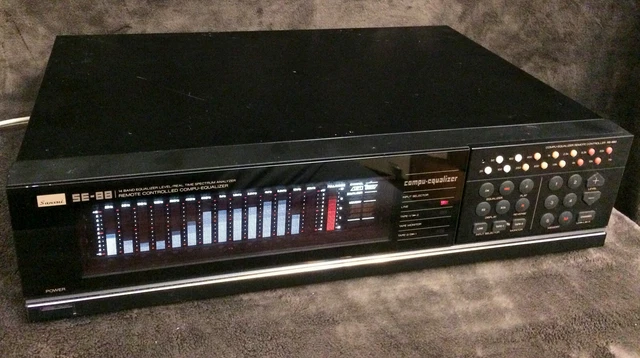 SANSUI SE-88 EQUALIZER / RTA / Real Time Spectrum Analyzer - Working ...