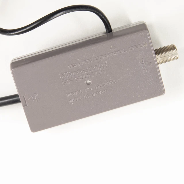 NINTENDO NES RF Switch OEM Original NES-003 Tested Working SNES Video ...