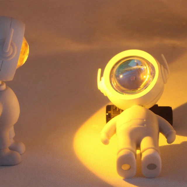 ASTRONAUT ROBOT NIGHT Light Sunset Color Change LED Desk Lamp Touch ...