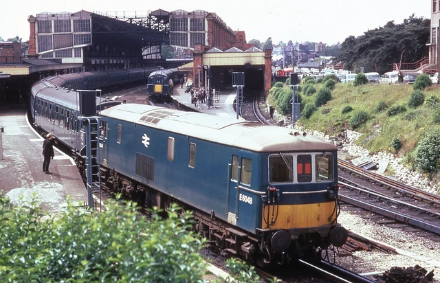 COLOUR RAIL SLIDE, DE2509, Class 73, E6048, blue livery, Bournemouth ...