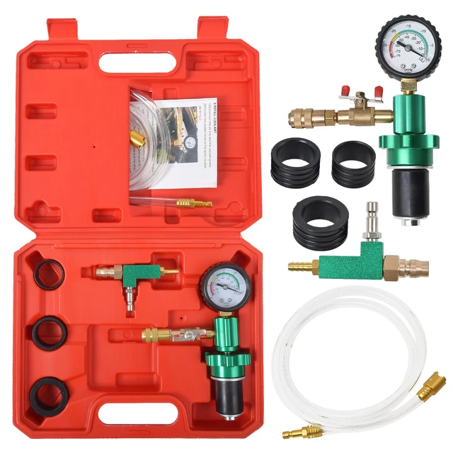 UNIVERSAL CAR COOLANT Vacuum Refill Cooling System Pump Tool Bleed ...