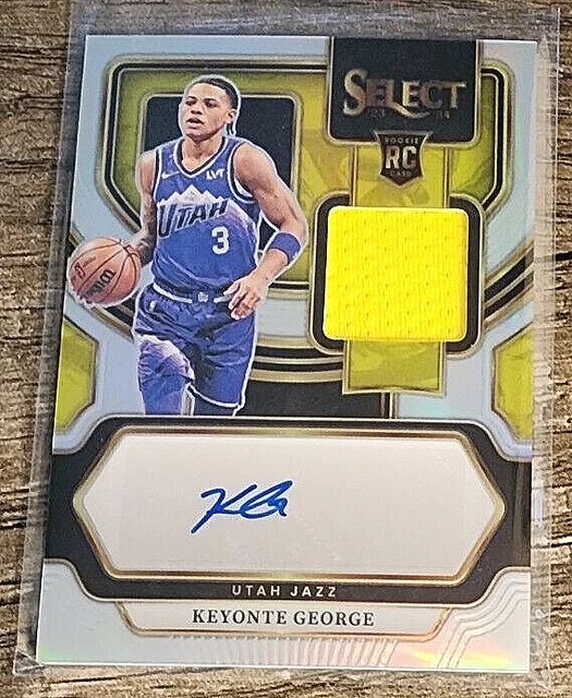 MAGLIETTA KEYONTE GEORGE 2023-24 Panini Select Rookie RC Prizm Auto #d/199 EUR 10,58 - PicClick IT