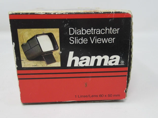 HAMA DIABETRACHTER SLIDE Viewer 1 Lens 60 x 50 mm H2C £5.95 - PicClick UK