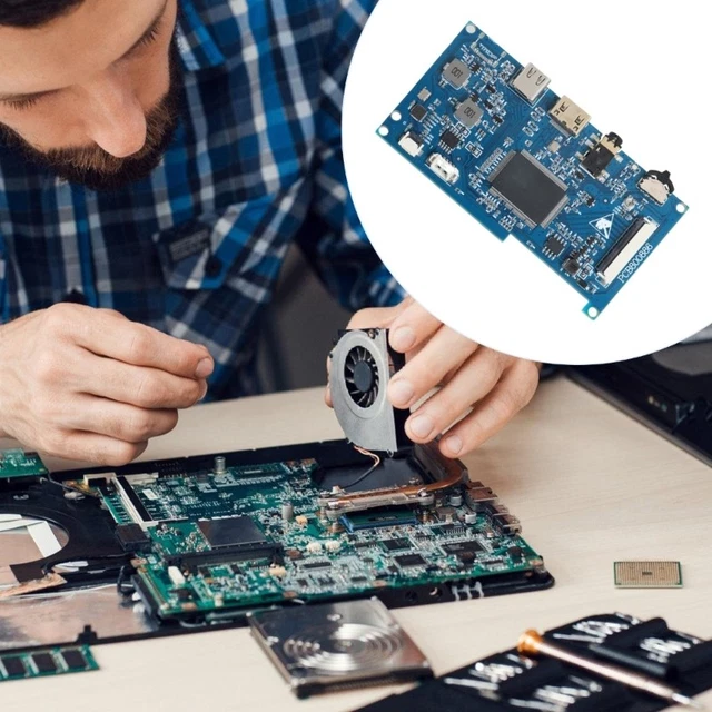 LCD DISPLAY SCREEN Controller Module Board USB5V 40Pin LVDS Driver ...