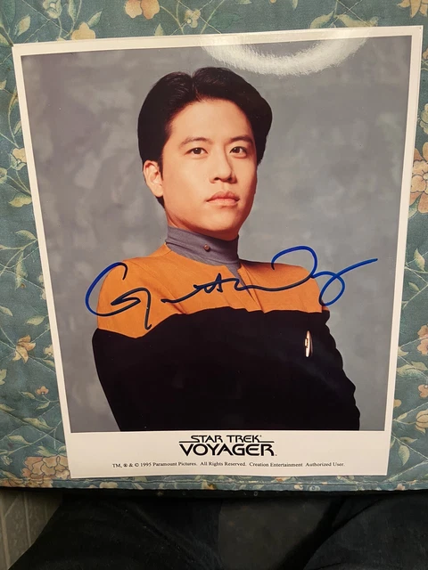 GARRETT WANG HARRY Kim Star Trek: Voyager 8x10 Glossy Autograph Photo ...