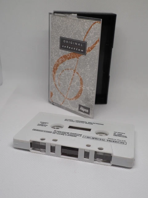 VINTAGE ALPEN ORIGINAL Selection Cassette Tape 1989 CBS Records ...