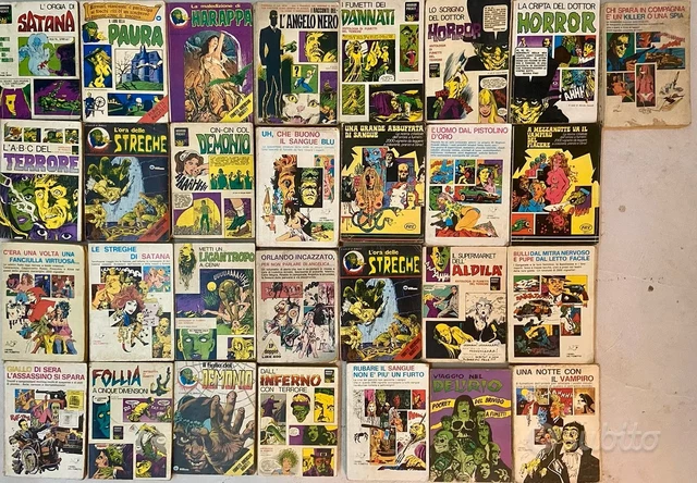 29 FUMETTI HORROR terror anni 70 EUR 140,00 - PicClick IT
