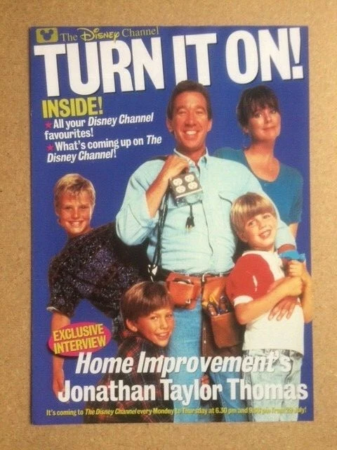 JONATHAN TAYLOR THOMAS / DISNEY CHANNEL Original Magazine Promo Pull ...