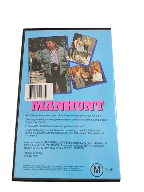MANHUNT A TRUE Story, Rip Torn, Matt Salinger & Claude Atkins, TRUE ...